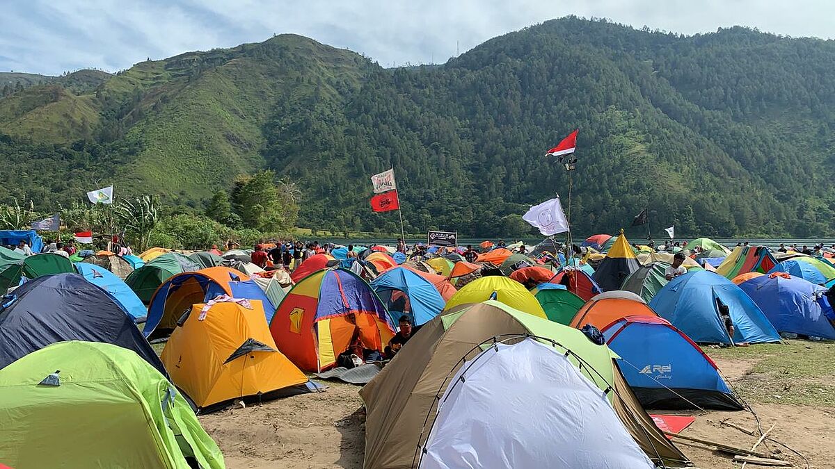 More than 4000 people joined the 1000 tents Caldera youth festival at ...